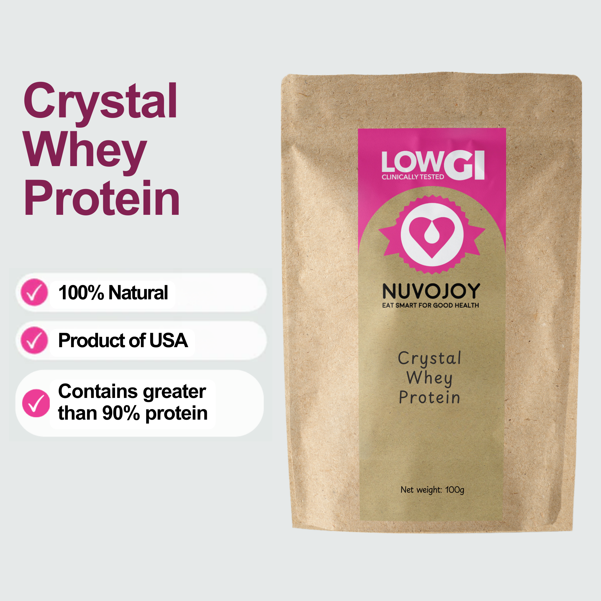 Crystal Whey Protein – Nuvojoy